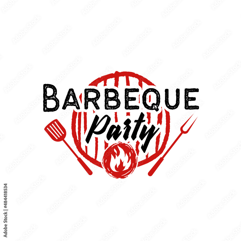 Barbeque and barbecue logo inspiration. BBQ food or grill design ...