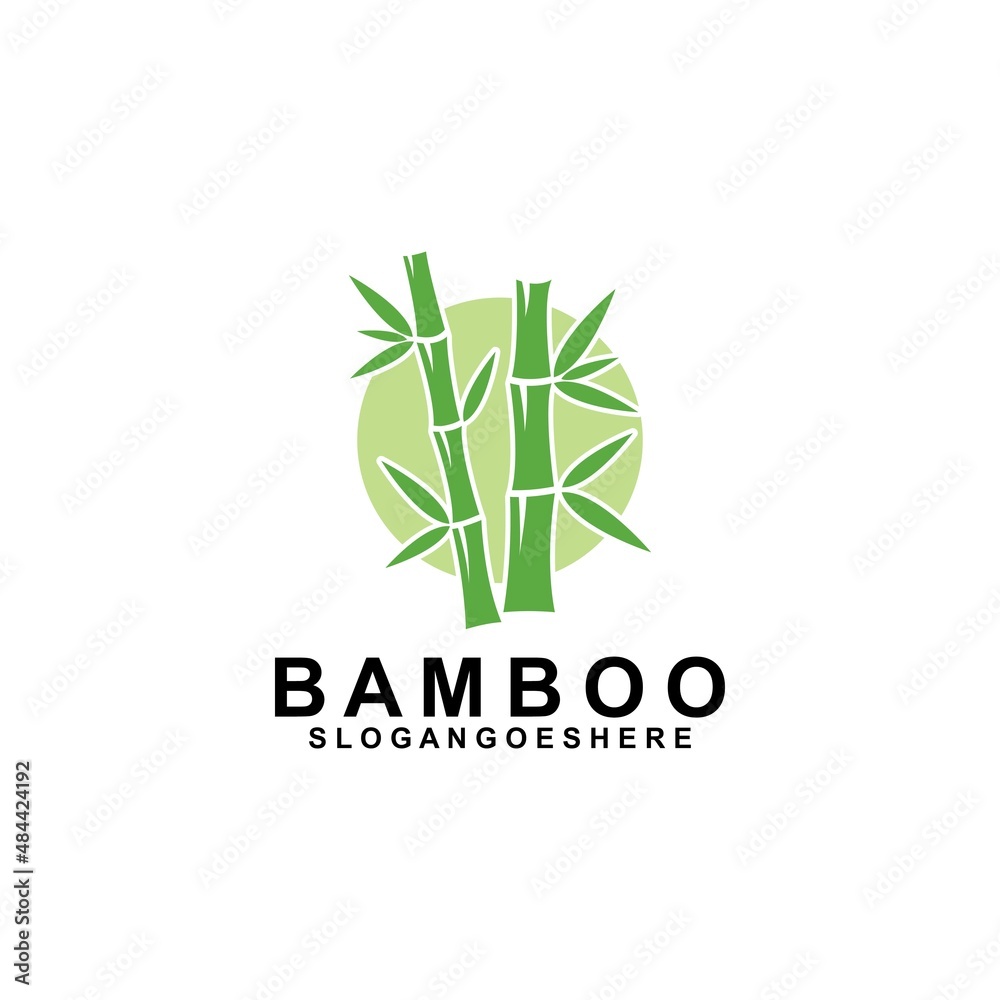 Bamboo Logo Template Design Vector, Emblem, Design Concept, Creative ...