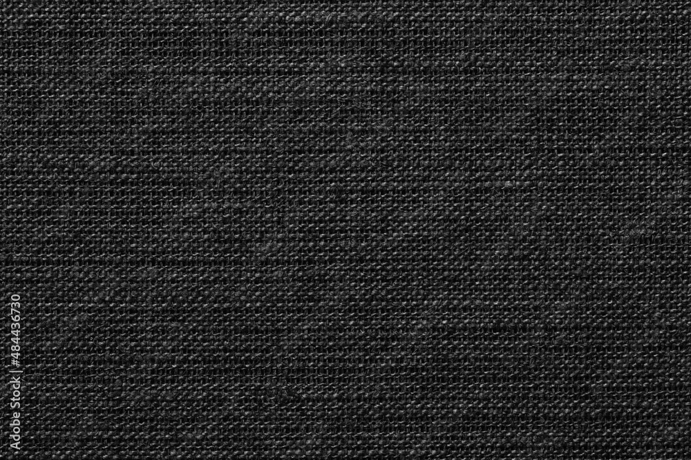 black linen fabric texture, natural flax background Stock Photo | Adobe Stock