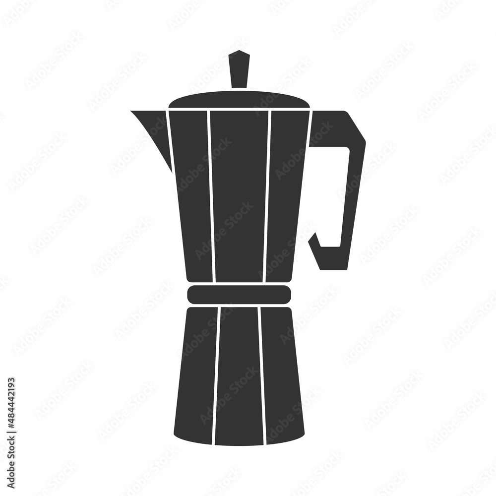 Geyser icon isolated on white background. Coffeemaker symbol modern ...