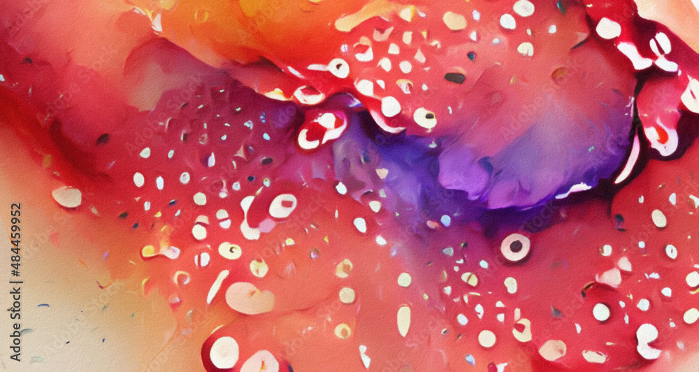 Abstract vibrant and colorful concept art Stock Illustration | Adobe Stock