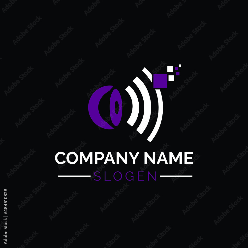 SPEAKER LOGO , SPEAKER INITIAL , SPEAKER ICON. Stock Vector | Adobe Stock