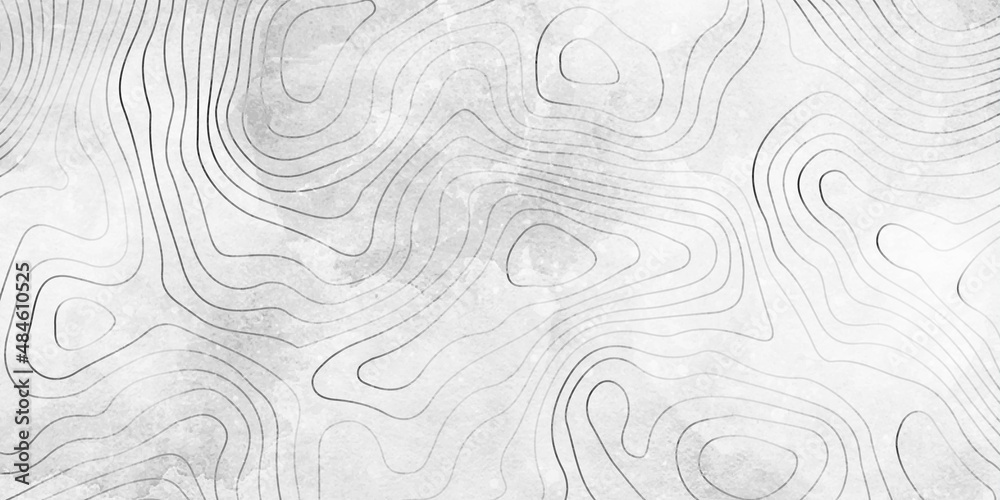 Topography relief, Vector contour topographic map background, vector ...