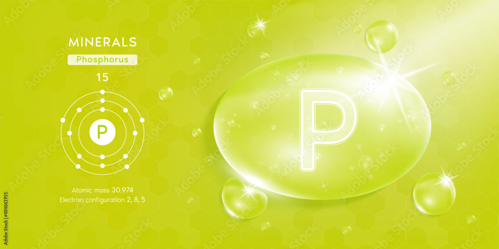 Drop water minerals phosphorus green. Minerals complex with Chemical ...