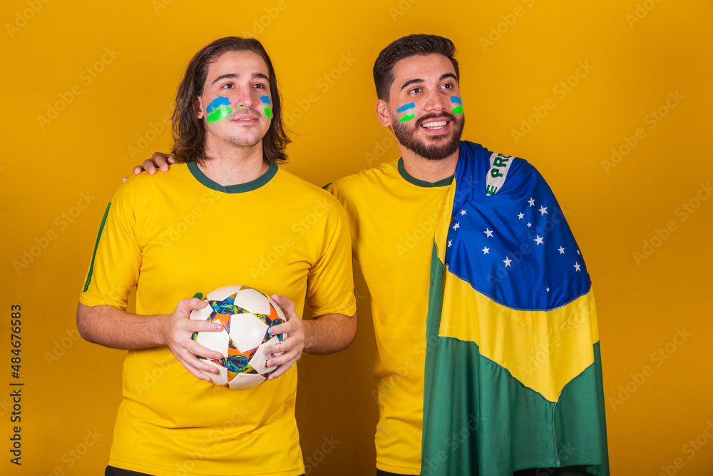 Brazilian friends, latin americans, diversity, cheering for brazil, in ...