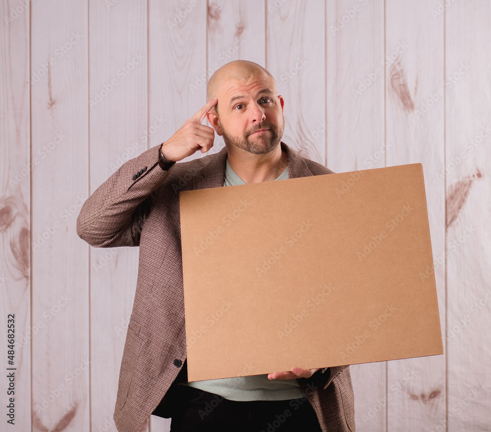 Blank Cardboard Sign