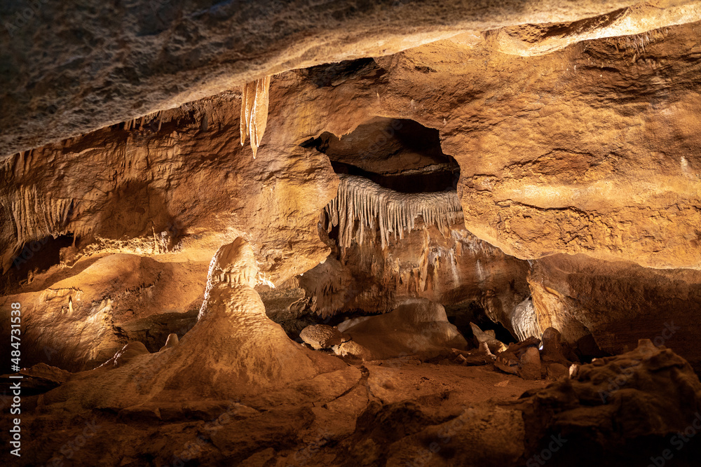 Koneprusy Caves is a cave system in the heart of the limestone region ...