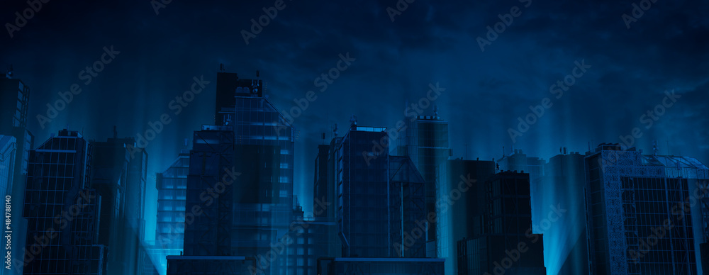 Contemporary Metropolis Wallpaper. Futuristic Superstructures ...