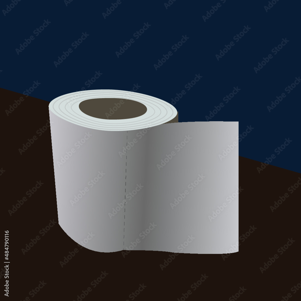 Rollo de papel higiénico, papel de baño. . Toilet paper. Papier ...