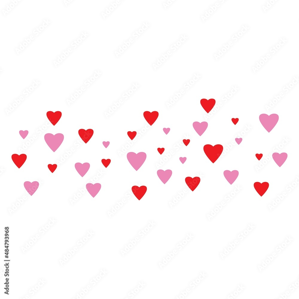 Love background illustration vector template Stock Vector | Adobe Stock