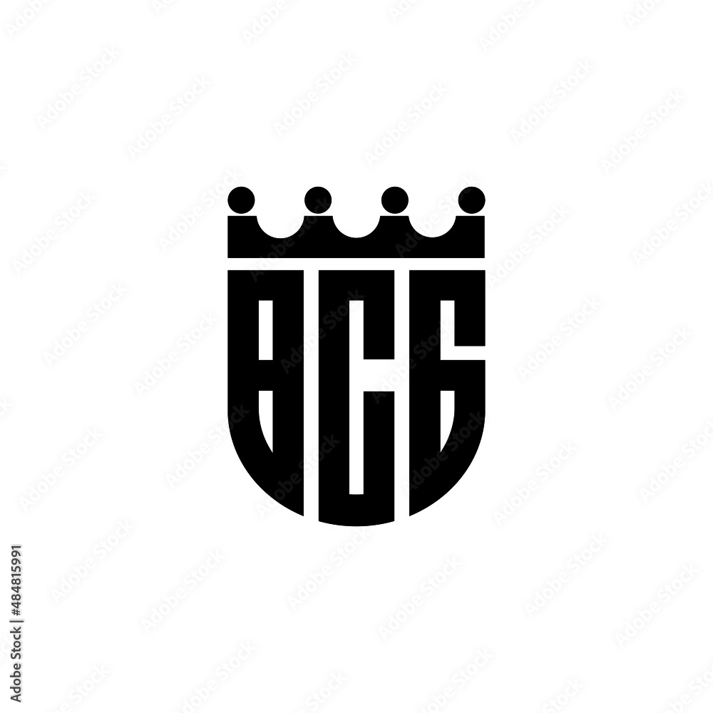 BCG letter logo design with white background in illustrator, vector ...