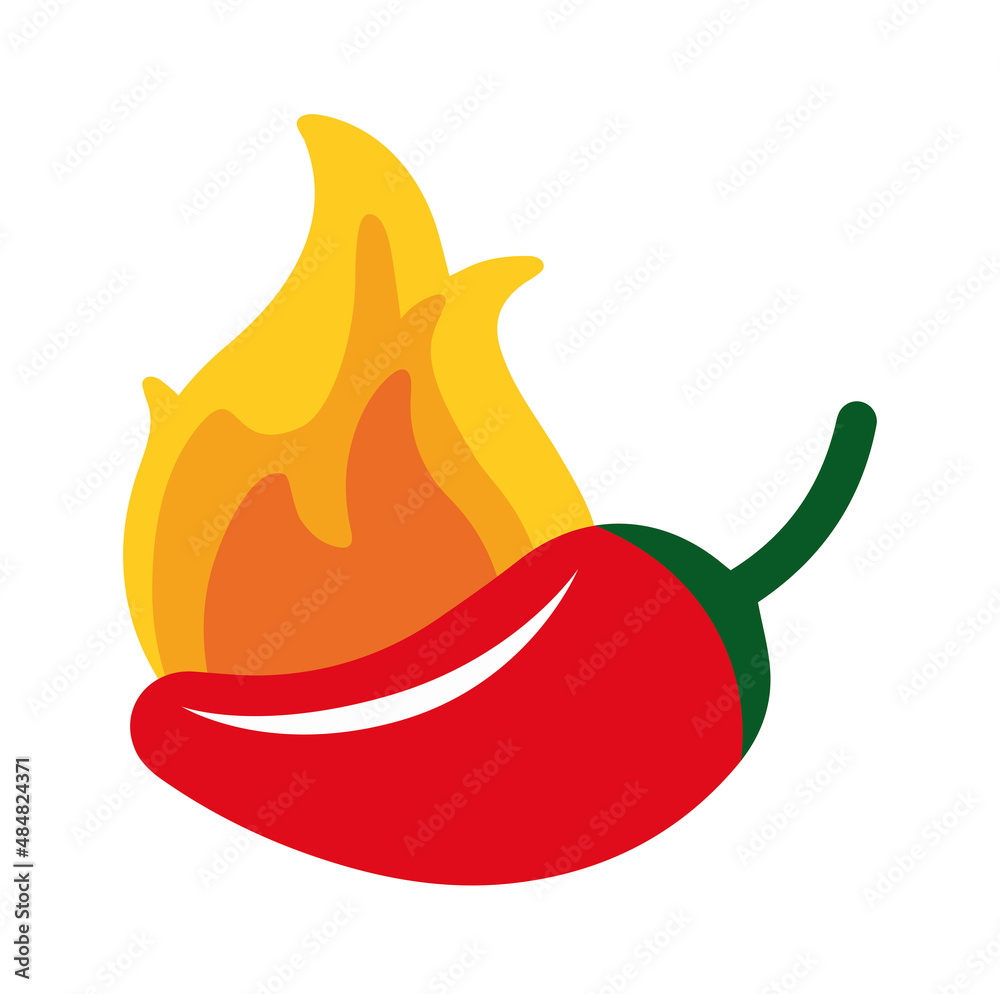 Chili pepper. Hot chilli pepper. Emblems jalapeno or chilli peppers ...