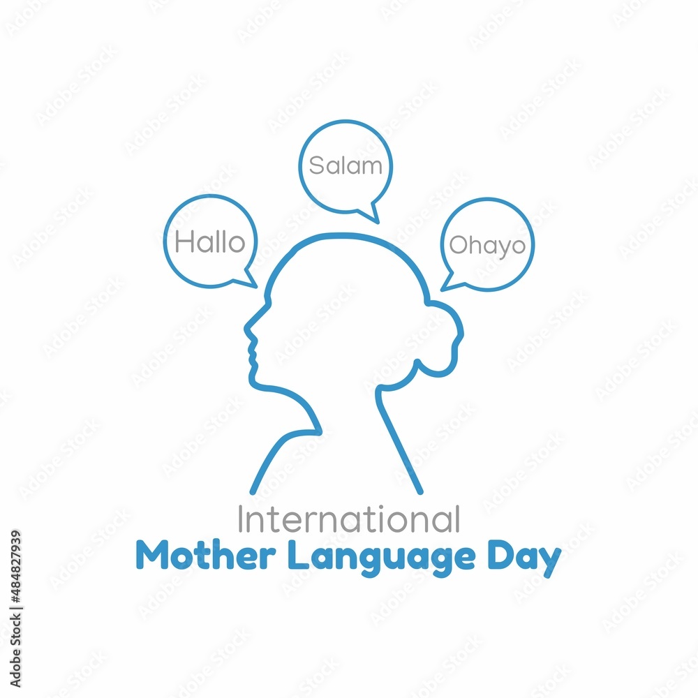 vector graphic of international mother language day good for ...