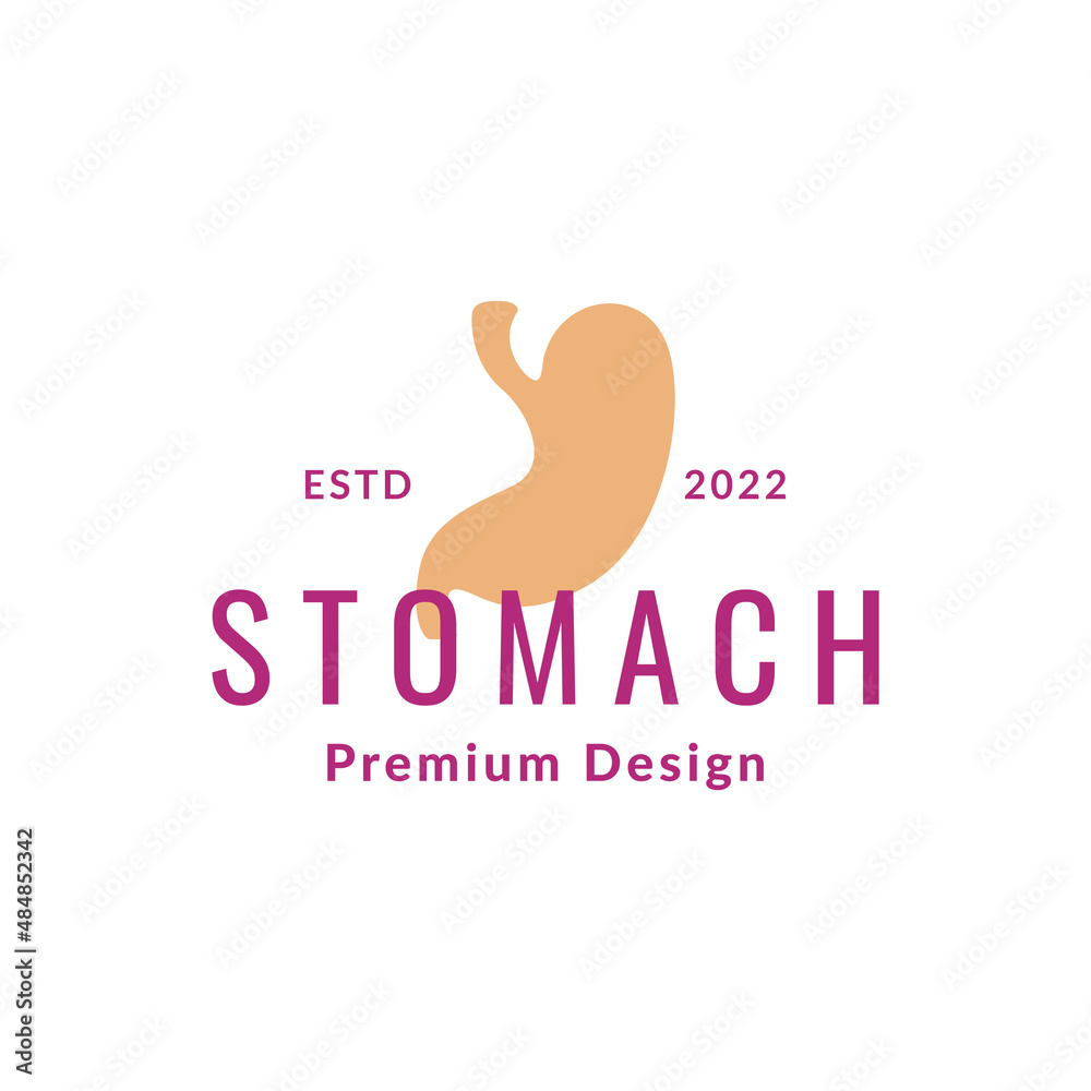 stomach shape isolated logo design, vector graphic symbol icon ...