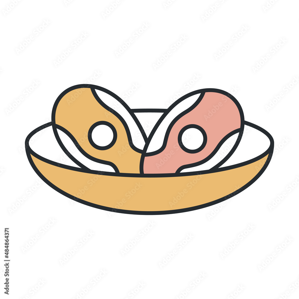 braised abalone icon from food and restaurant collection. Thin outline ...