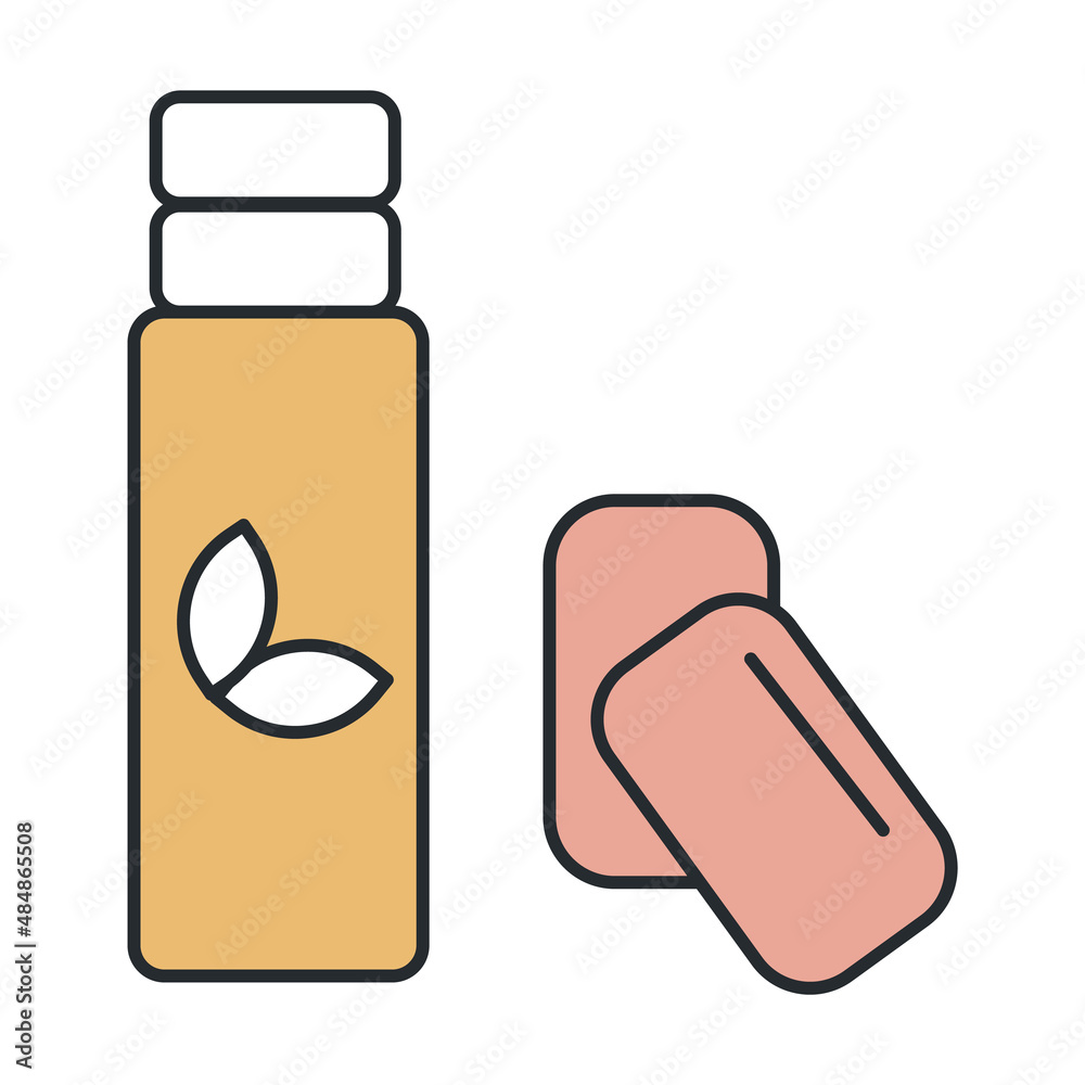 chewing gum icon from dentist collection. Thin outline chewing gum, gum ...