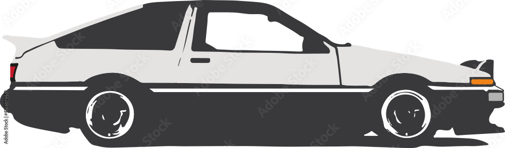 Legend jdm drift sport car Stock Vector | Adobe Stock