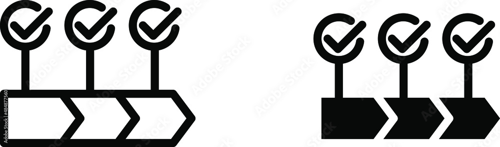 Value Chain icon Stock Vector | Adobe Stock