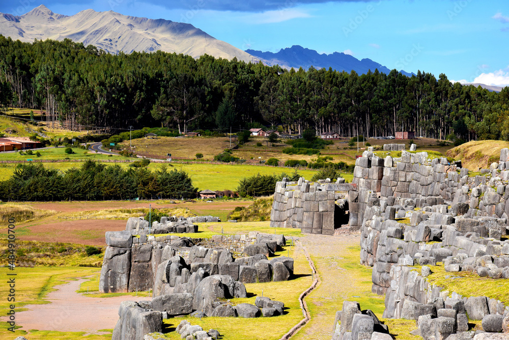 Ancient architecture of a citadel on the northern outskirts of the city ...