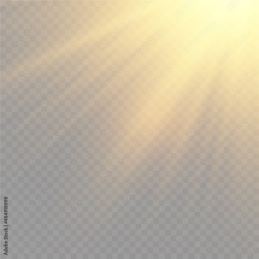 Sunlight with bright explosion, sun ray light. Stock Photo | Adobe Stock