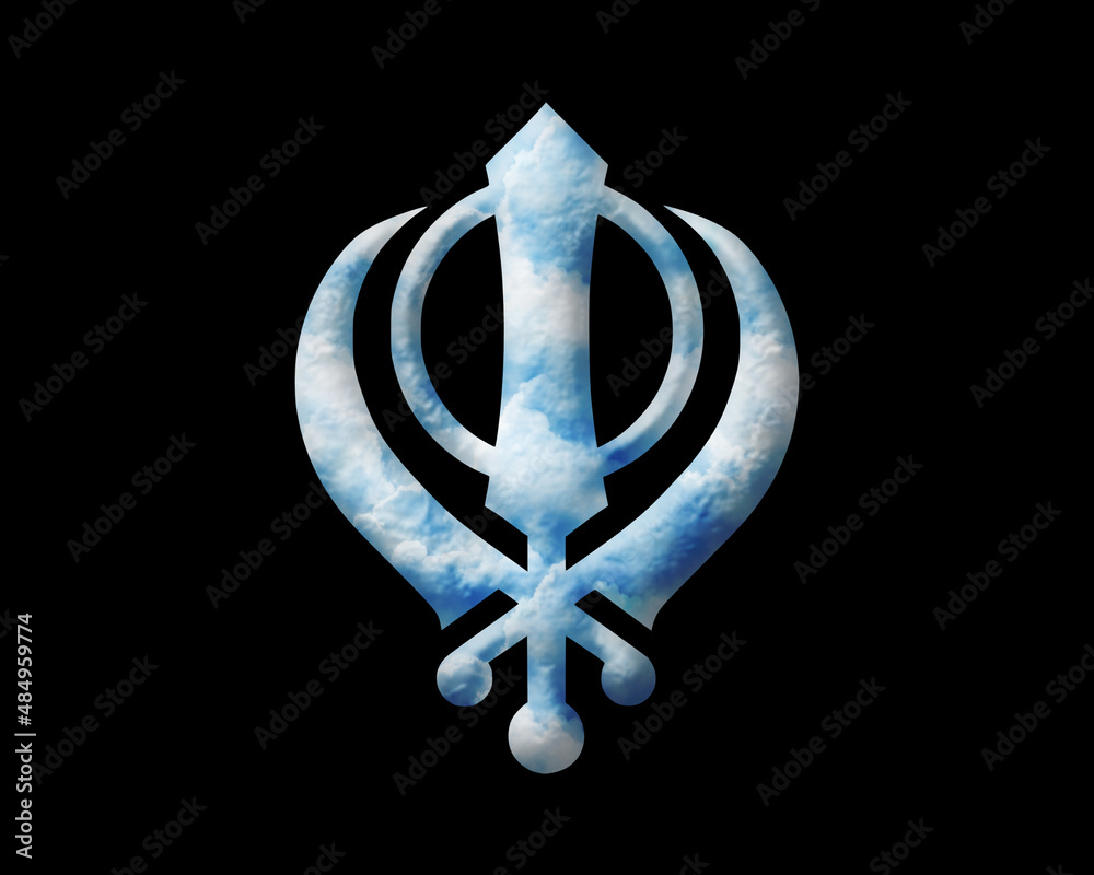 Khanda, Sikhism Symbol symbol Cloads icon Cloady logo illustration ...