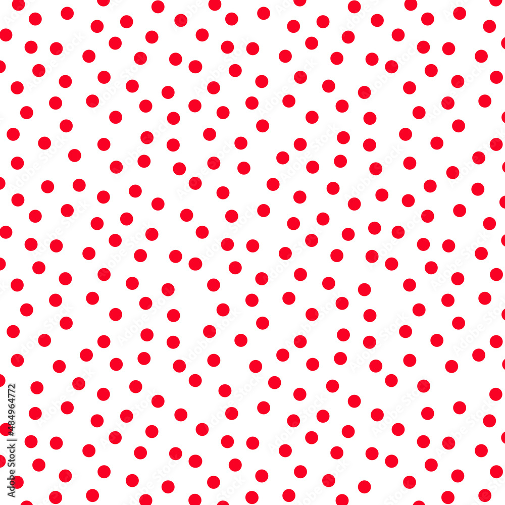 Red and white dotted texture as background Stock Illustration | Adobe Stock