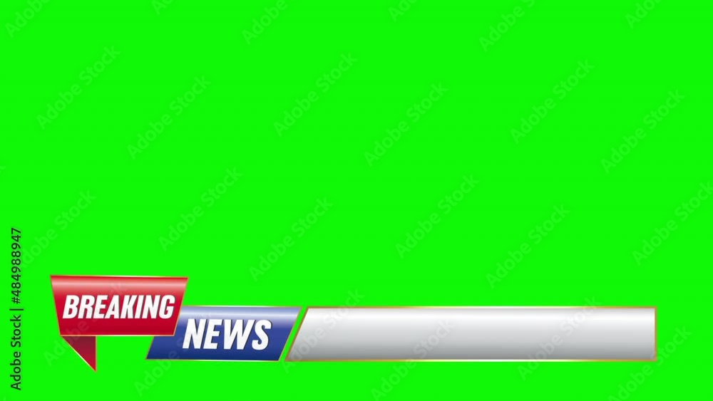 4K animated Broadcast News Banners Design Element Broadcast Web ...