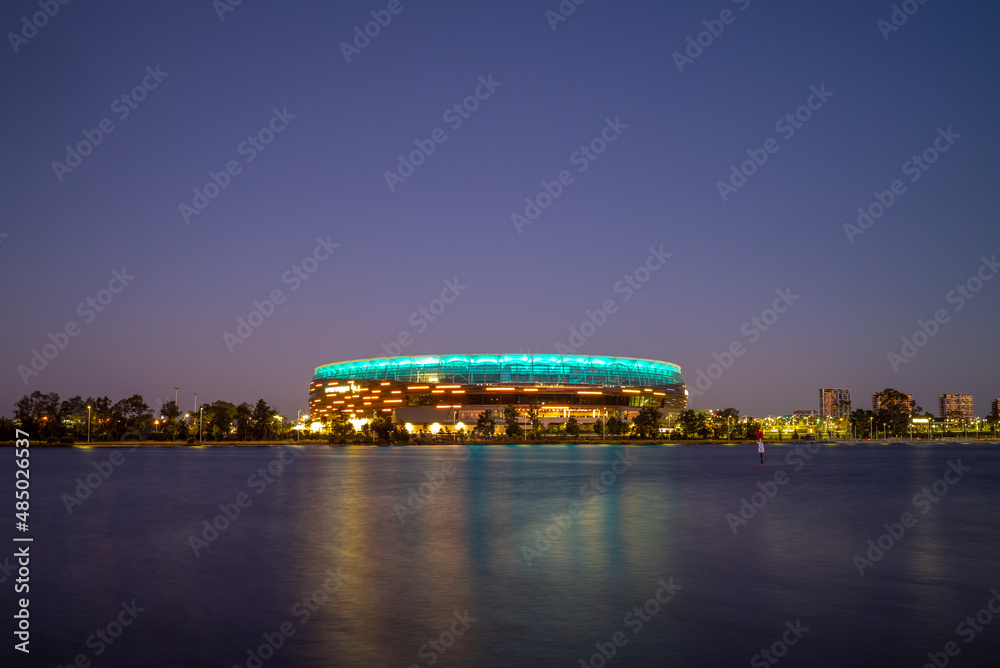 Perth, Australia - January 15, 2019: Perth Stadium, also known as Optus ...