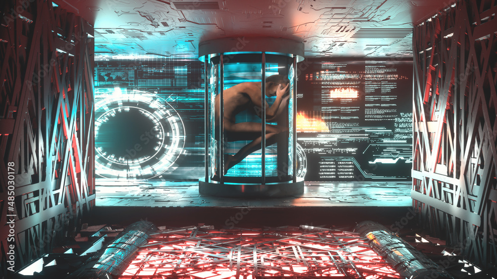 Laboratory artificial intelligence Stock Illustration | Adobe Stock