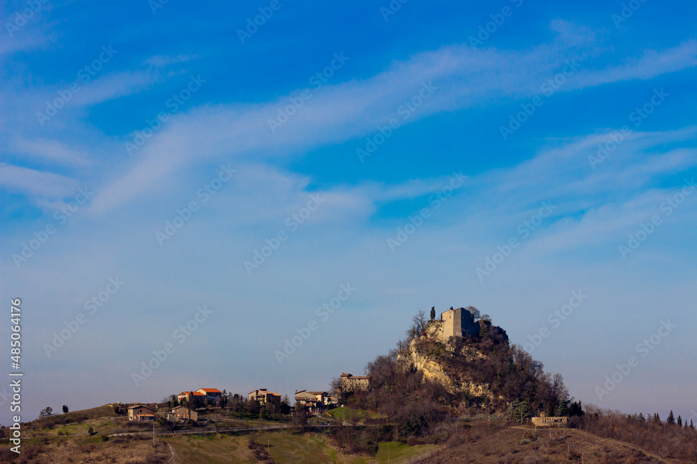 paths matildici castle of canossa and rossena medieval ruins matilda di ...