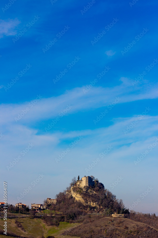 paths matildici castle of canossa and rossena medieval ruins matilda di ...