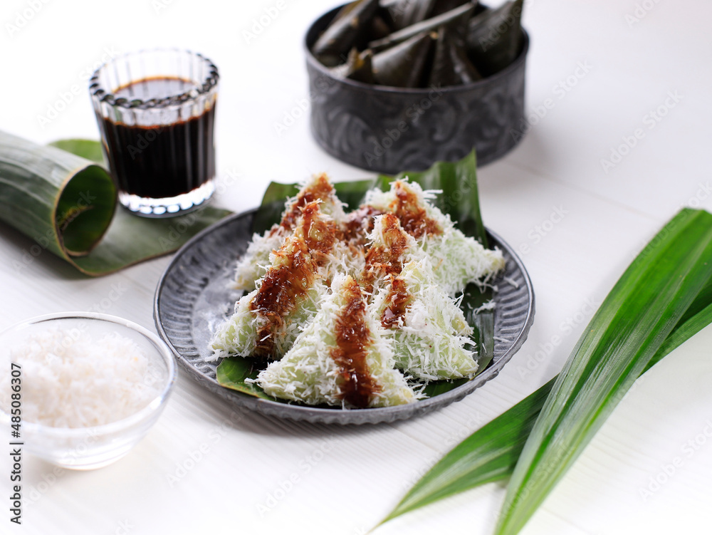 Lupis or Lopis) is an Indonesian Traditional Sweet Cake Made of ...