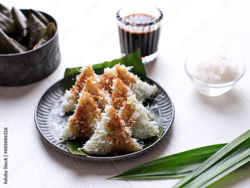 Lupis or Lopis is an Indonesian Traditional Sweet Cake Made of ...