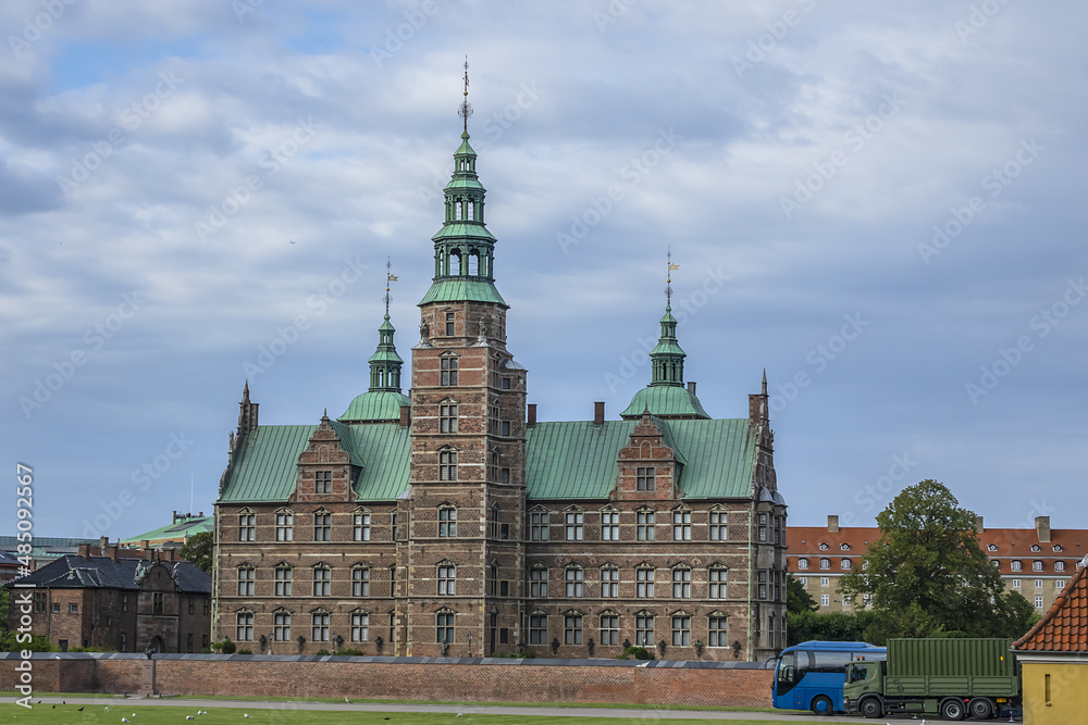 Foto de External view of medieval Rosenborg Castle. Rosenborg Castle ...