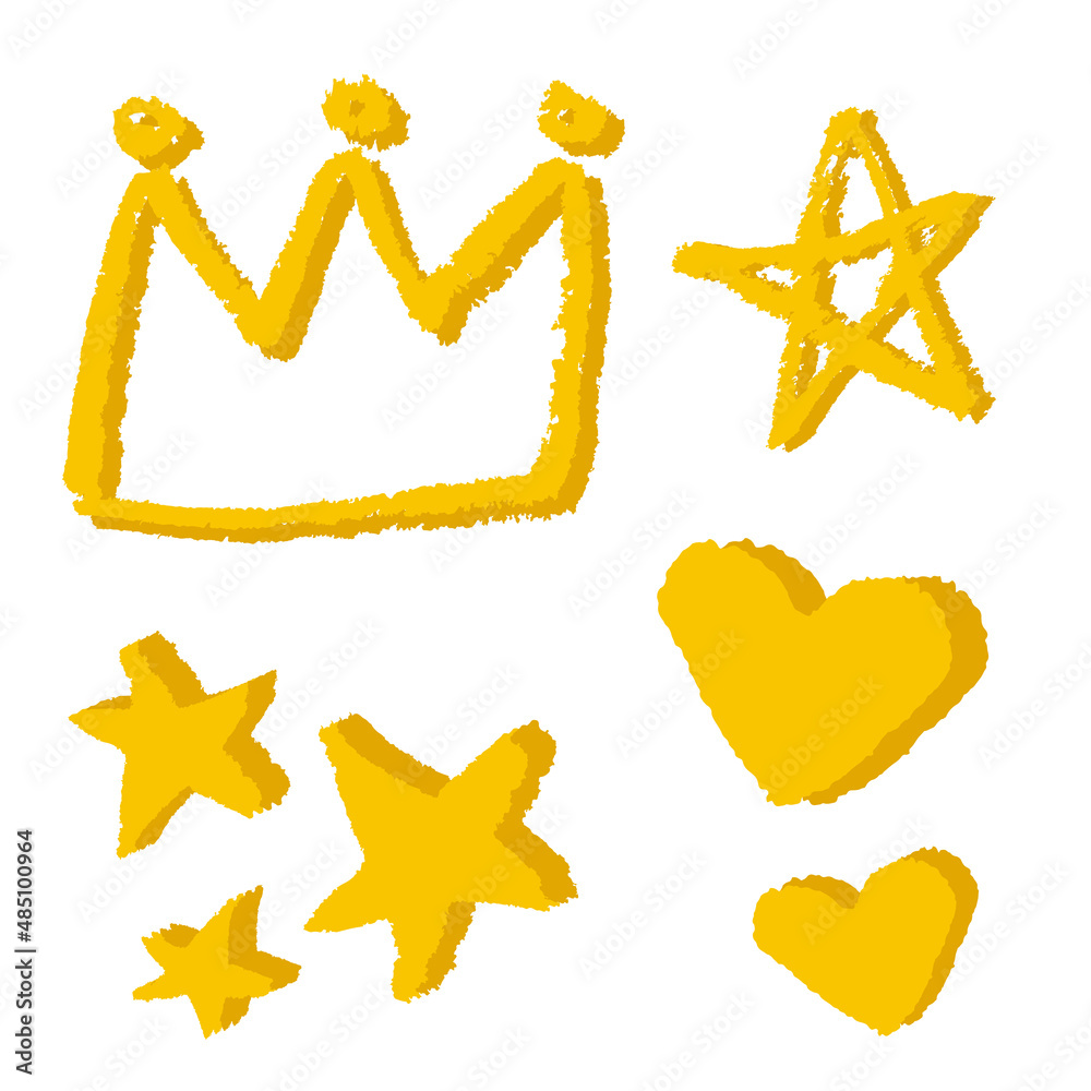 Set of vector elements on a white background. To create designs for ...