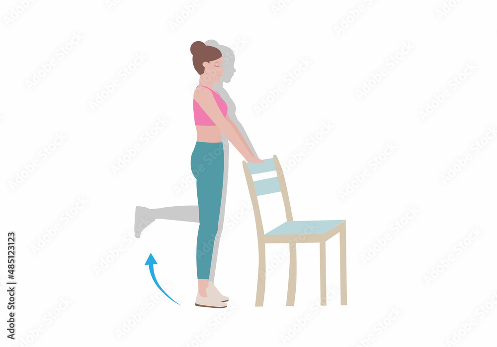 Exercises that can be done at home using a sturdy chair collection ...