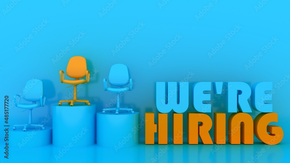 We are hiring job opportunity message. 4K Ultra Hd, 3D Rendering Stock ...