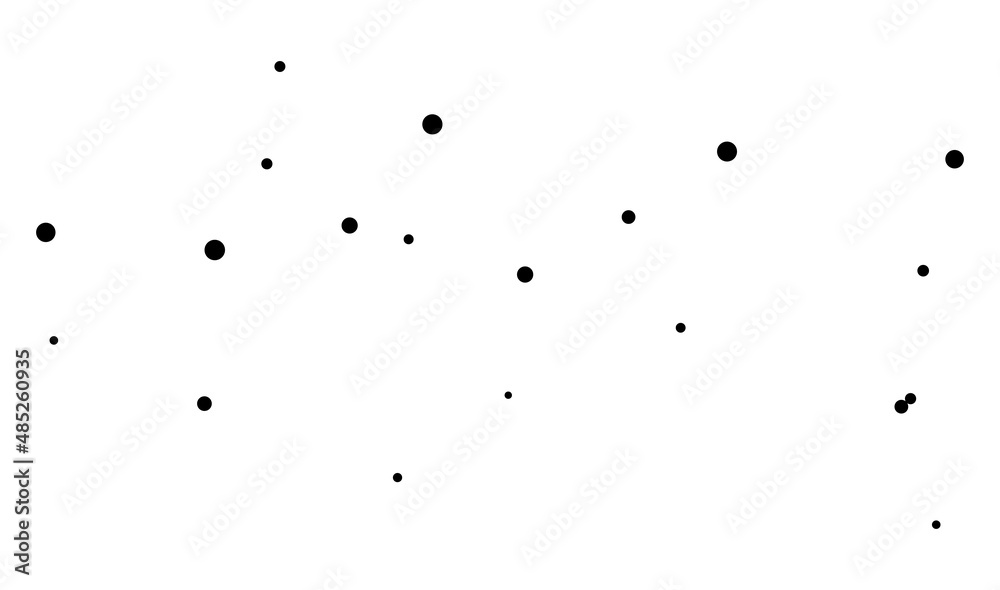 Random dots, circles. Dotted, speckles pattern. Pointillist ...