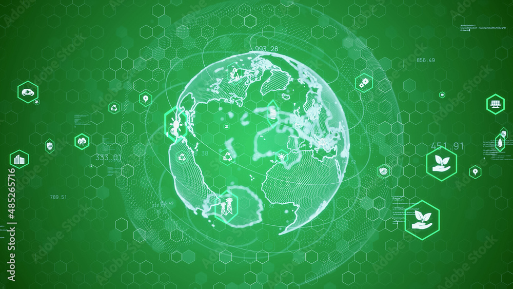 Environmental technology concept. Sustainable development goals. SDGs ...
