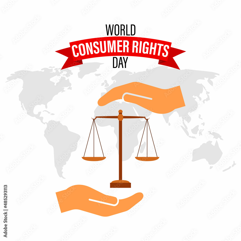 Vector illustration for World Consumer rights Day Stock Vector | Adobe ...