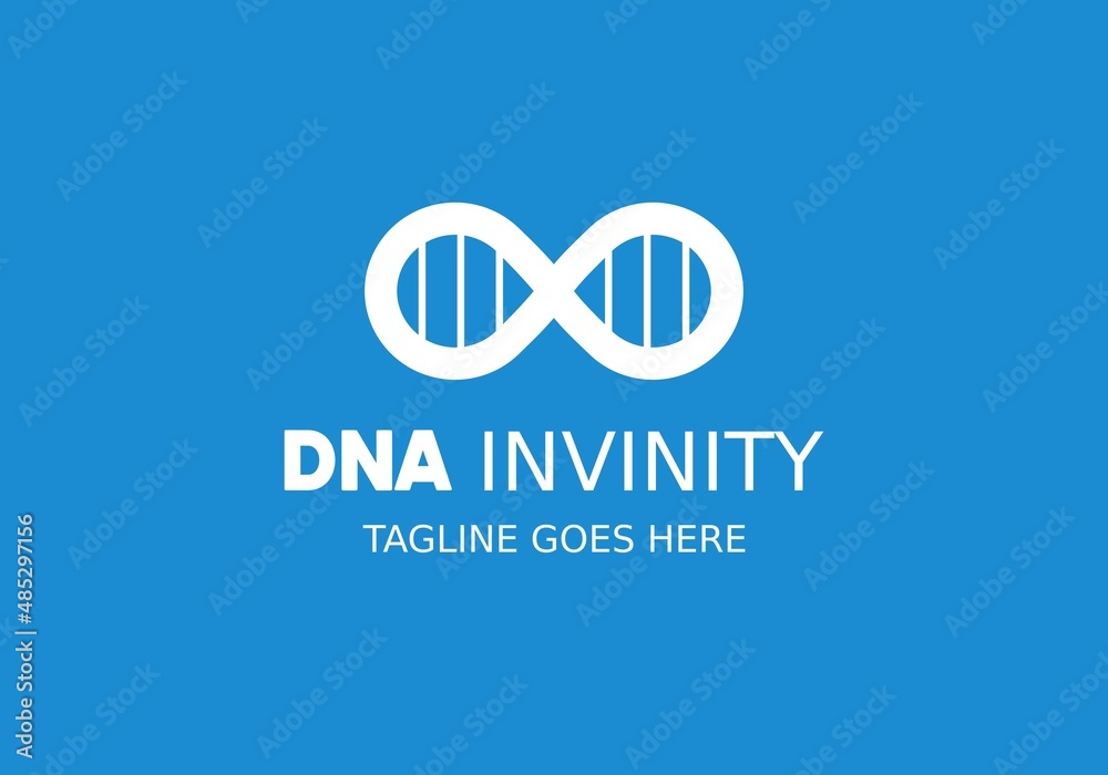 DNA infinity business vector logo symbol design template for your ...