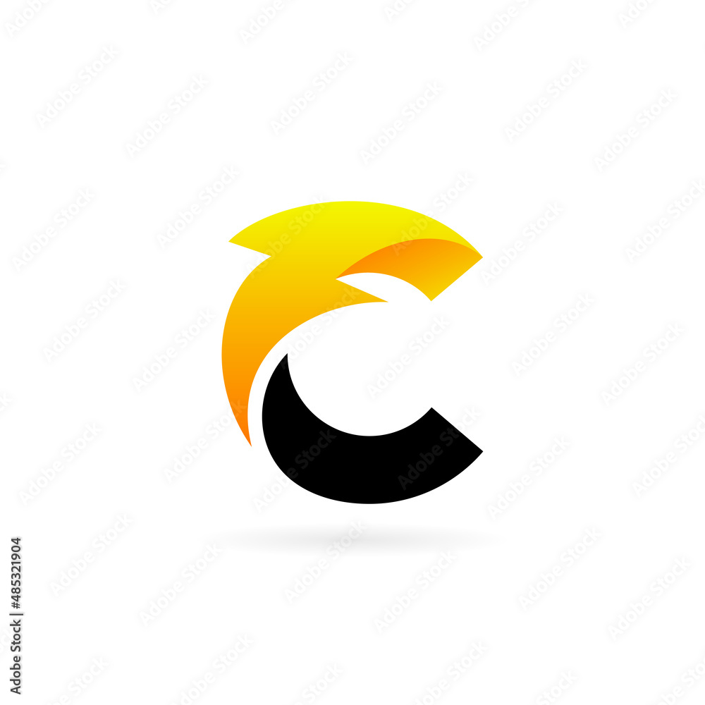c energy logo, electric letter c logo Stock Vector | Adobe Stock