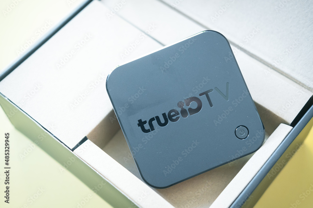 Bangkok, Thailand - February 6, 2022 : TrueID TV box, New Ver.2, the ...