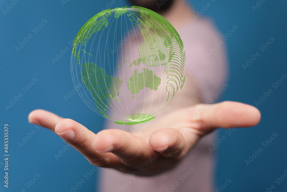 Concept day earth Save the world save environment Stock Photo | Adobe Stock