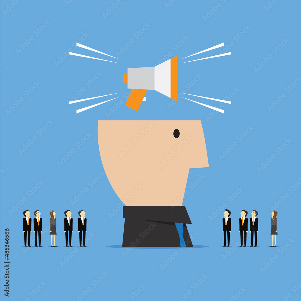 Notification of work notification from the boss Stock Vector | Adobe Stock