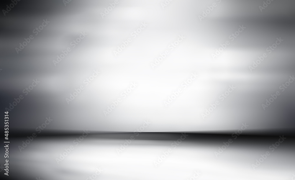 soft gray studio room background, grey floor backdrop with spotlight ...