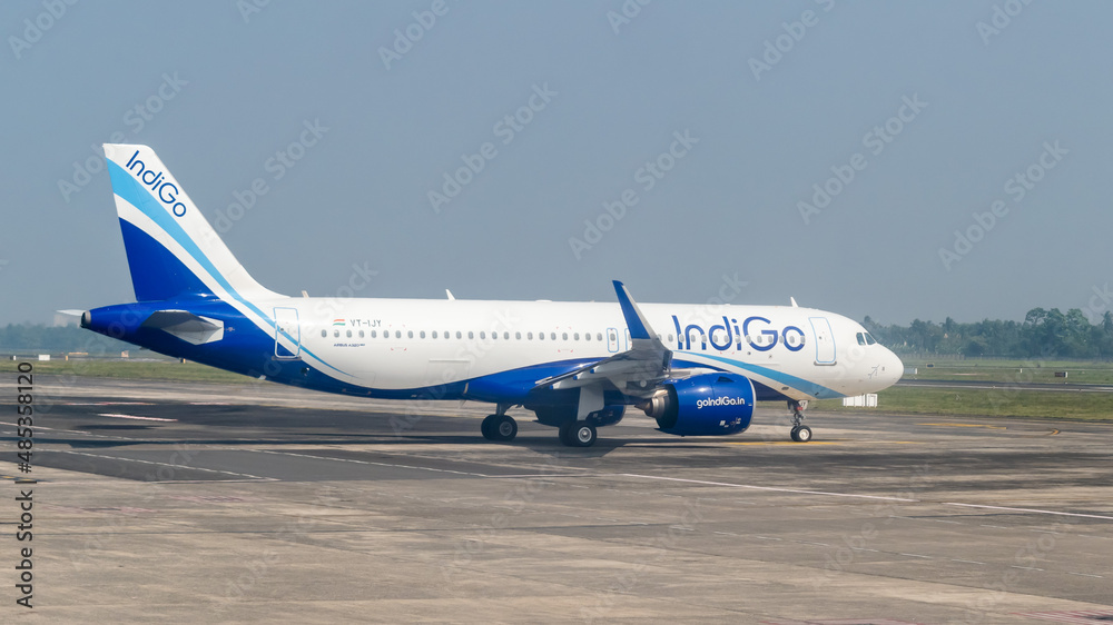 InterGlobe Aviation Ltd, IndiGo Airlines aircraft getting ready for ...