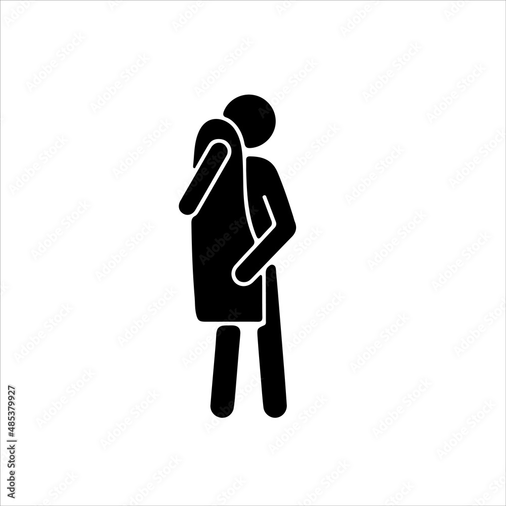 Day-to-day routine black glyph icons set on white space. Activities of ...