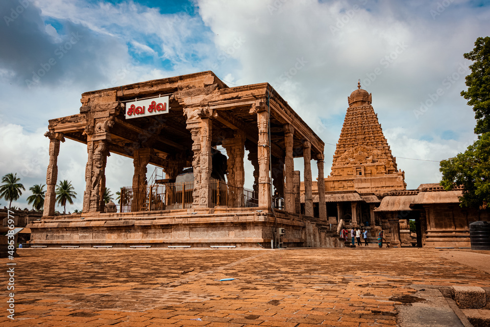 Tanjore Big Temple or Brihadeshwara Temple was built by King Raja Raja ...