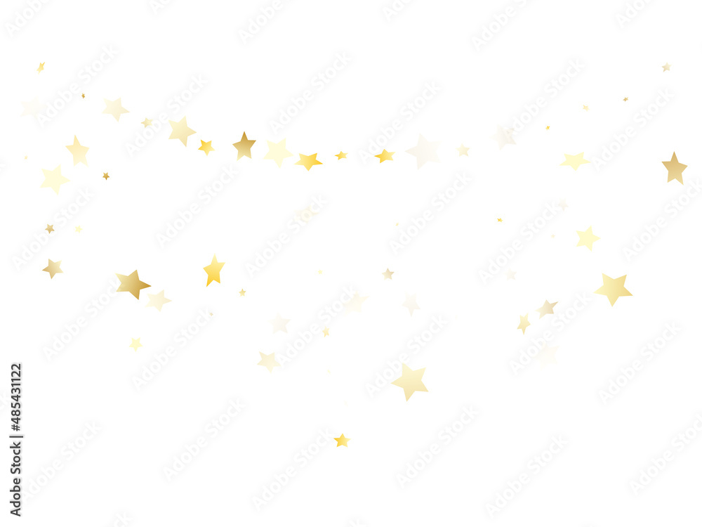 Flying gold star sparkle vector with white background. Stock Vector ...